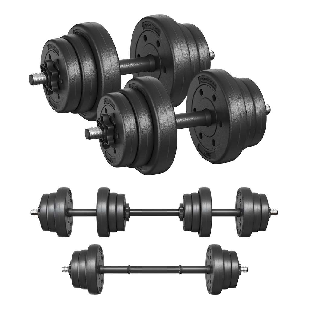SONGMICS 20KG Dumbbell & Barbell Set – £21.74 at Amazon bei SONGMICS ...