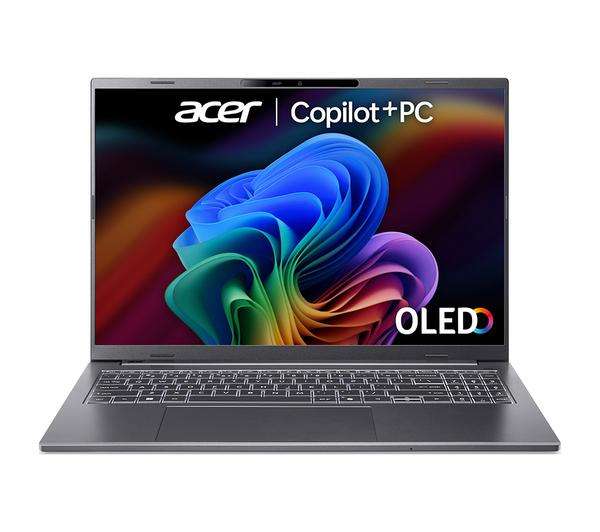 ACER Aspire 16 AI OLED 16 Laptop – AMD Ryzen AI 7, 1TB SSD at Currys