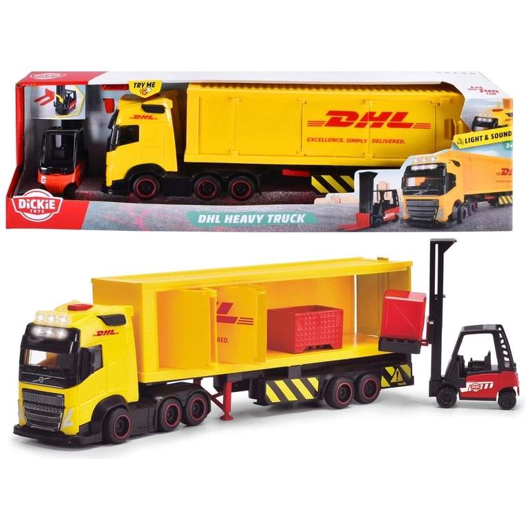 DHL Heavy Truck with Forklift £10 - Shop Now at Smyths | hotukdeals