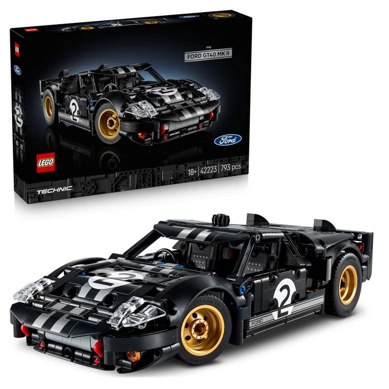 LEGO Technic 1966 Ford GT40 MKII Race Car | Hotukdeals