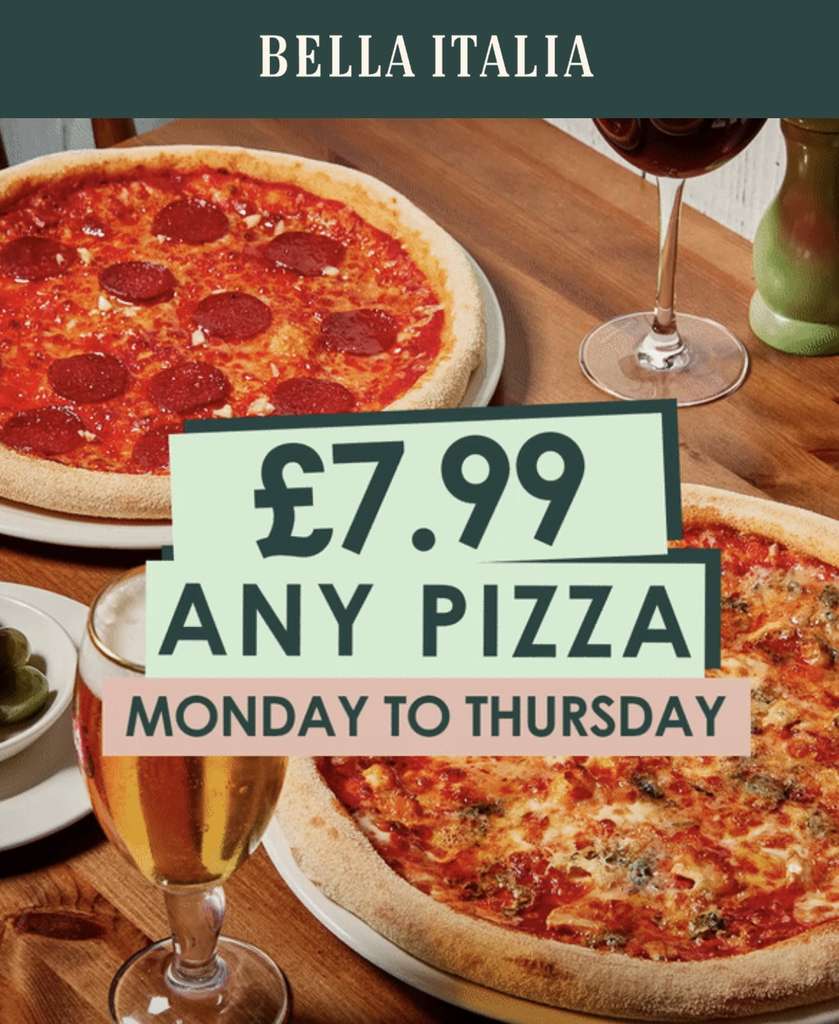 Any Pizza - Valid All Day Monday - Thursday | hotukdeals