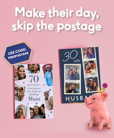 Free Postage on Standard Cards with Code FREEPOSTAGE at Moonpig ...