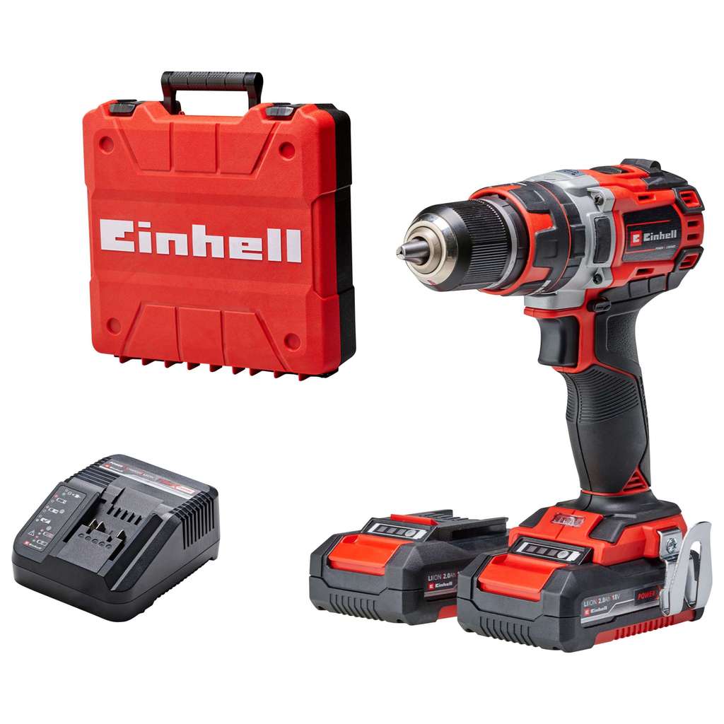 Einhell Power X-Change 18V Brushless Combi Drill – 2x2.0Ah, Wickes at ...