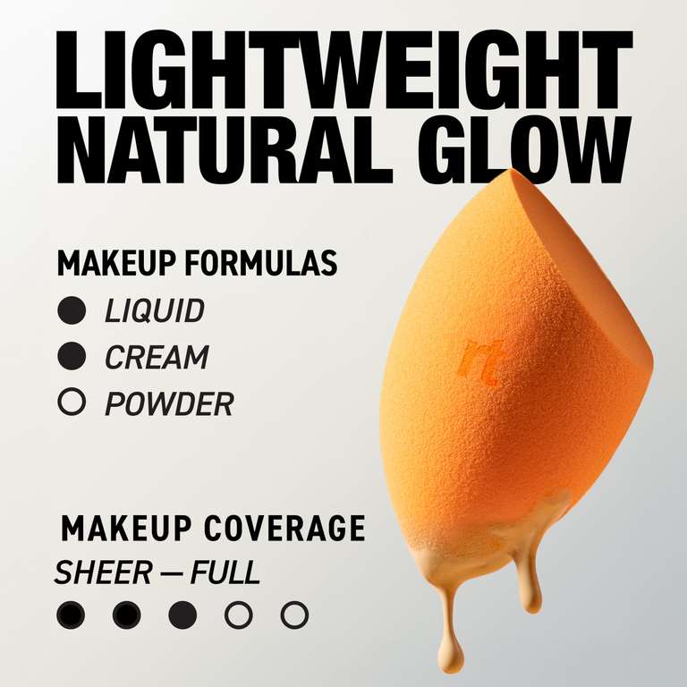 Real Techniques Miracle Complexion Sponge for Liquid & Cream Makeup £2. ...