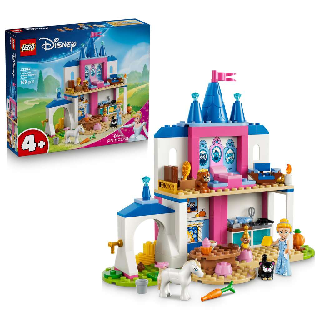 LEGO | Disney Princess Cinderella Animal Friends Castle Toy ...