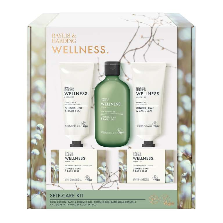 Baylis & Harding Wellness Self-Care Kit - Vegan Gift Set £9.88 at ...
