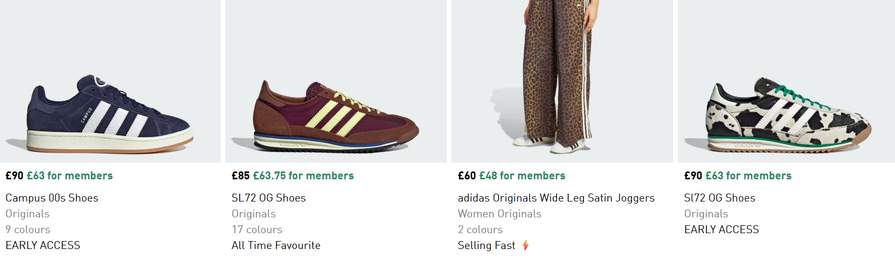 Adidas Early Access Summer Sale Adi Club – Prices from £63 at Adidas ...