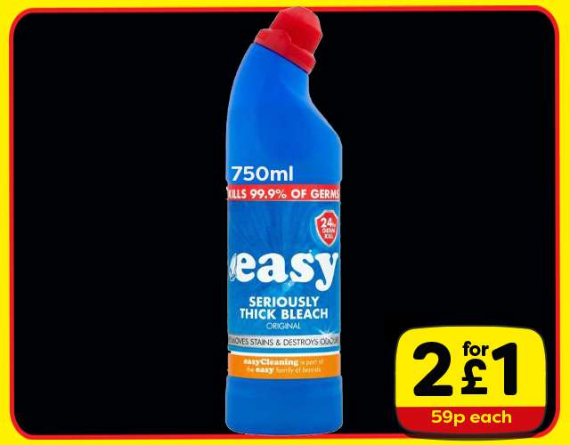 Easy Seriously Thick Bleach 750ml x 2 | Hotukdeals