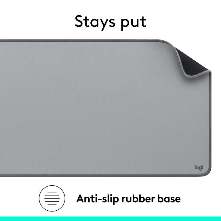 Logitech Desk Mat - Studio Series: 55-65 character limit | hotukdeals