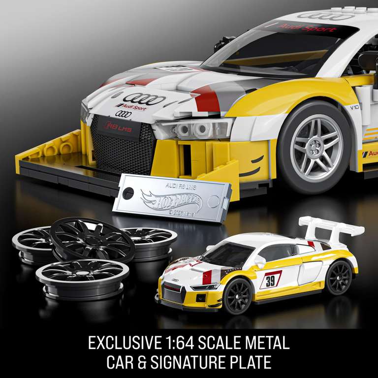 Mattel Brick Shop Hot Wheels Elite Series 15 Audi R8 LMS 820 Pieces £35 ...