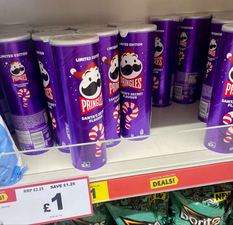 Pringles Santa's Secret Flavour 165g - £1.00 at Heron Foods | hotukdeals