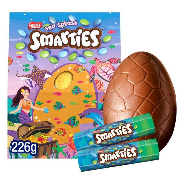 Smarties Sea Splash Extra Large Easter Egg 226g at Sainsbury's ...
