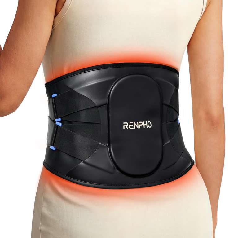 RENPHO Cordless Heating Pad for Back & Period Pain Relief - Sold by ...