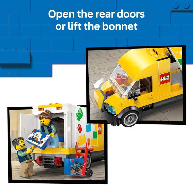 LEGO City The Van Toy - Delivery Truck Model 60500 £17.99 at Prime ...