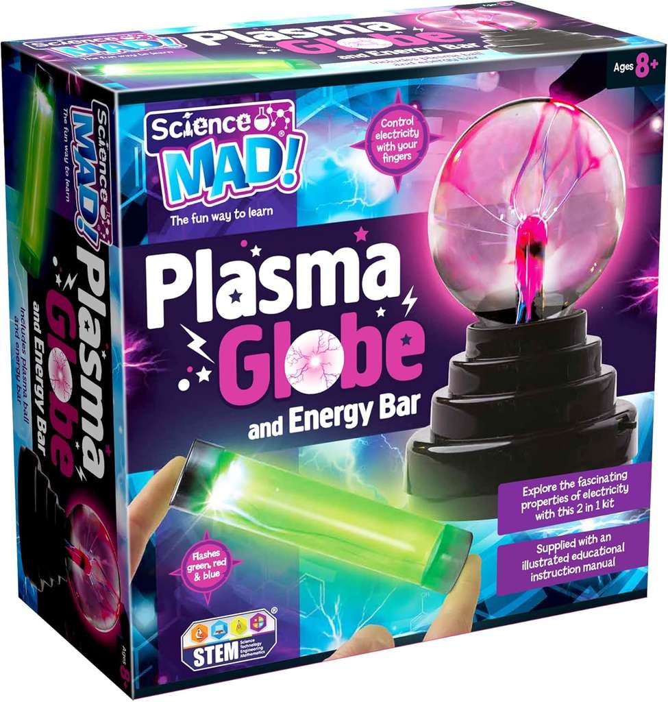 Science Mad Plasma Globe & Energy Bar 2-in-1 Kit – £11.25 at Amazon ...