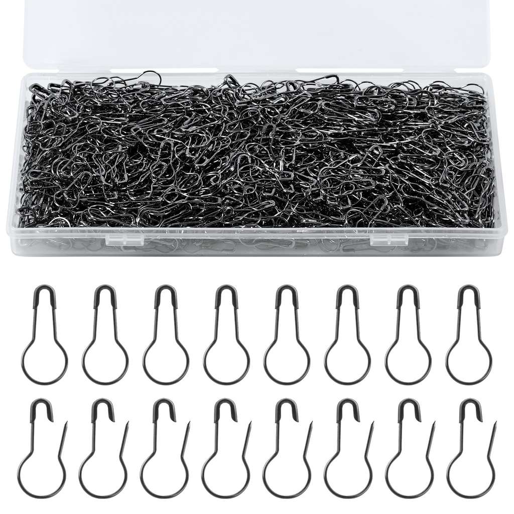 Gosknor 1000pcs Black Gourd Safety Pins, 0.87in - £3.29 at Amazon ...