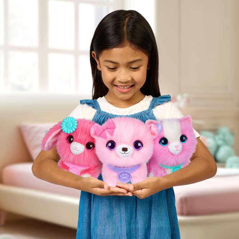 ScruffaLuvs Pet Scruffs Pink Mystery Plush Toy 7.5 Tall £11.90 at ...