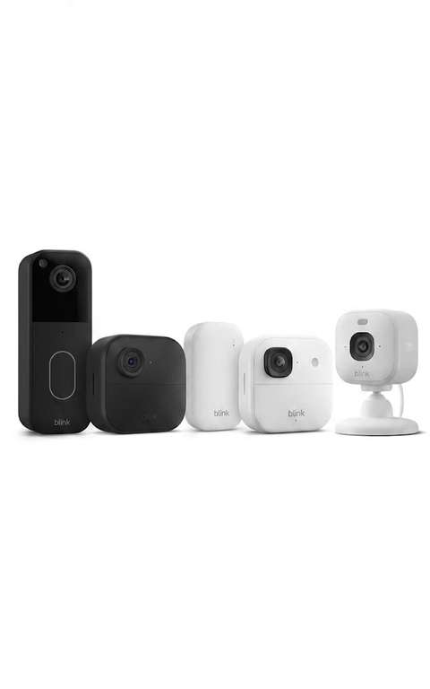 Blink Outdoor 2K+ Camera + Mini 2K+ Indoor Camera Bundle – £24.99 at ...