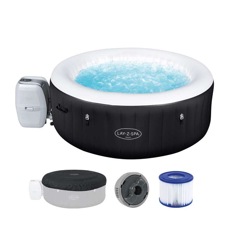 Lay-Z-Spa Miami Hot Tub 268.00 at Amazon UK - 2-year warranty | hotukdeals