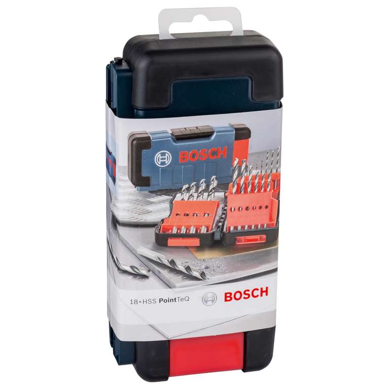 Bosch Professional 18pc Drill Bit Set for Metal (1–10 mm) at Amazon