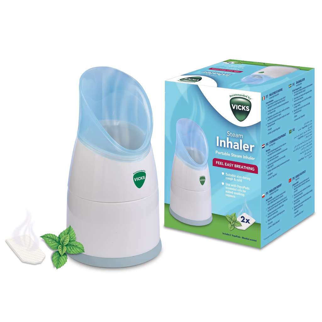 Vicks Personal Steam Inhaler with Two Scent Pads, V1300 - voucher price ...