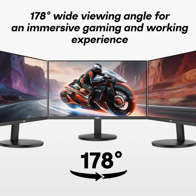 HKC 27 inch Gaming Monitor 144Hz FHD IPS 99% sRGB at £80.74 Prime ...