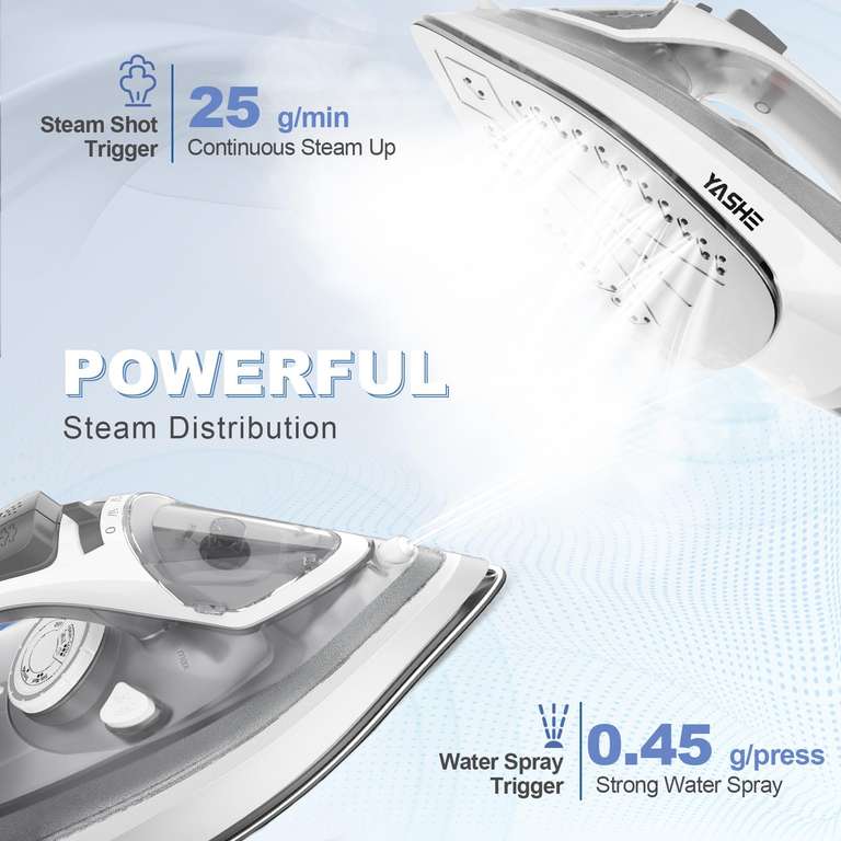 2300W Steam Iron with Rapid Heating & Self-Cleaning at Amazon - £11.60 ...