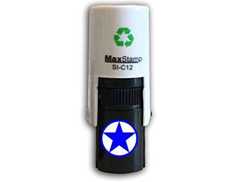 Star Stamp Loyalty Card Stamper - Self Inking Blue Ink £7.74 at Amazon ...
