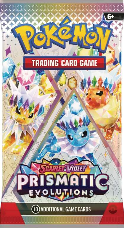 Pokémon TCG: Scarlet & Violet - Prismatic Evolutions Booster Bundle (6 ...