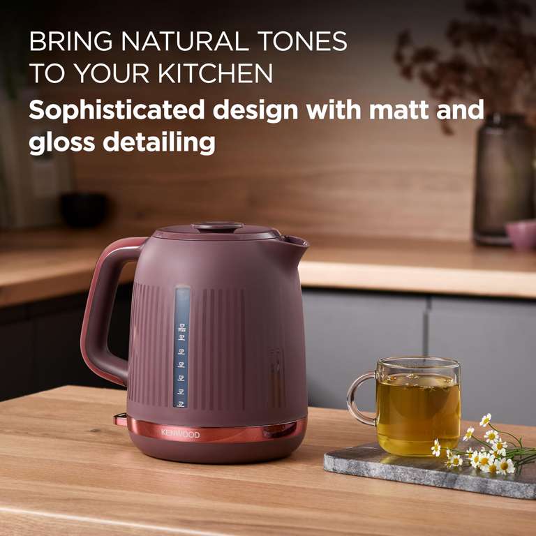 Kenwood Dusk Electric Kettle 1.7L – 360° Base, Boil-Dry Safe at Amazon