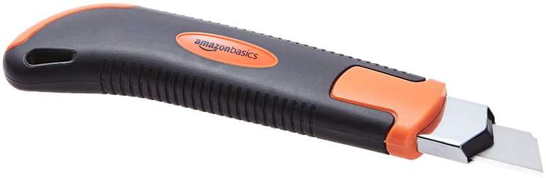 Amazon Basics Heavy Duty Retractable Ergonomic Handle Utility Knife ...