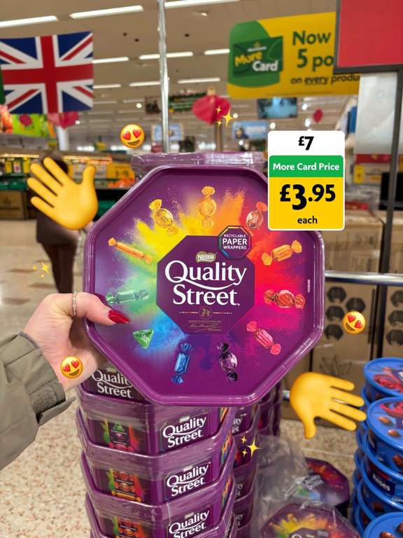 Roses & Heroes Tubs £3.95 - Celebrate with Quality Street at Morrisons ...