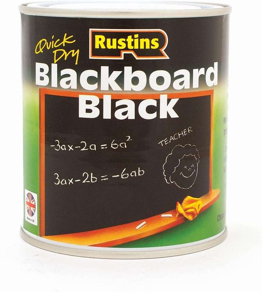 Rustins Blackboard Black Paint 1L £14.29 at Amazon | hotukdeals
