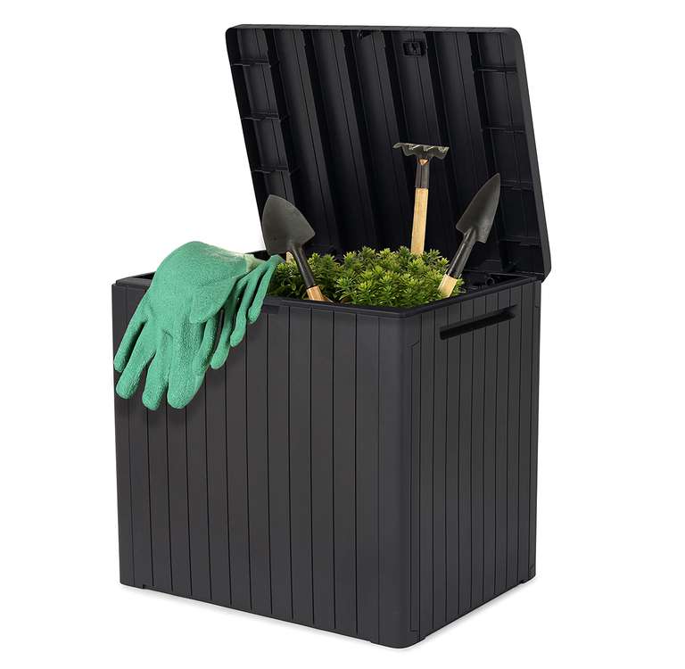 Keter City 113L Outdoor 96% recycled Small Balcony Garden Furniture ...