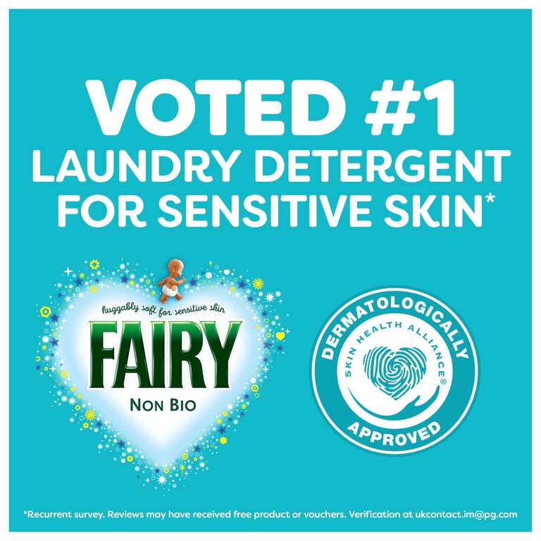 Fairy Non Bio Washing Liquid Pods 19.80 at Amazon - Voted No1 for ...
