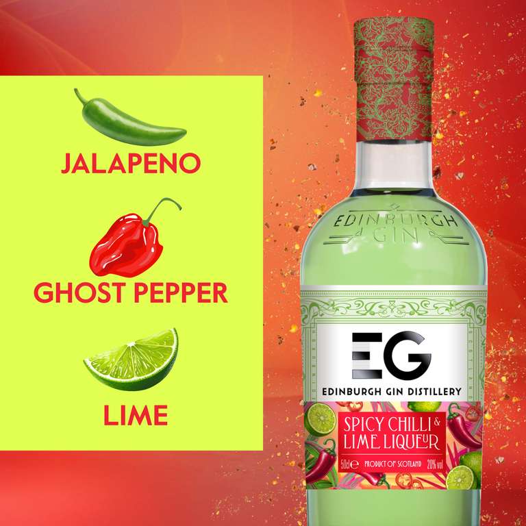 Edinburgh Gin Spicy Chilli & Lime Gin Liqueur 50cl £10.19 at Amazon ...