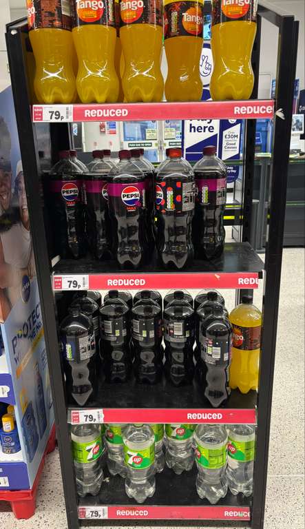 Tango Orange / Pepsi Max / Pepsi Max Cherry / 7UP 1.5L – £0.79 at ASDA ...
