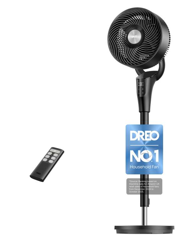 Dreo 20 dB Silent Standing Fan 42 – £67.99 at Amazon | hotukdeals