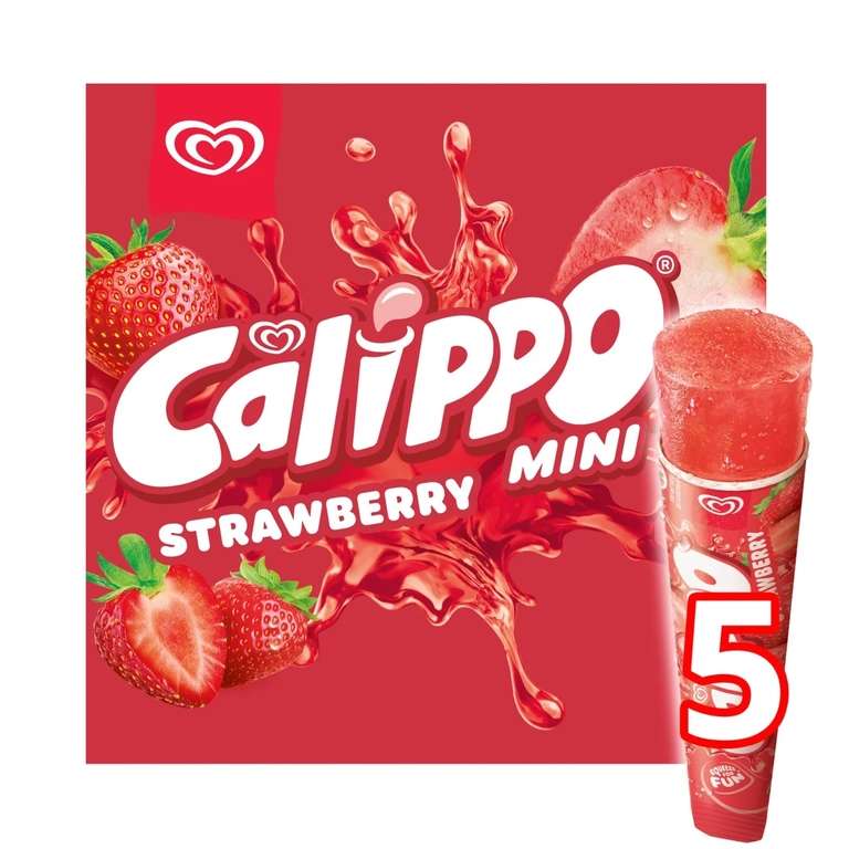 Calippo mini ice lollies – Cola, Strawberry & Orange mix, 2 for £4 at ...