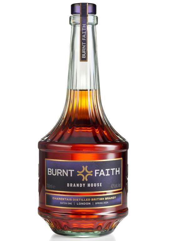 Burnt Faith Brandy 70cl | Double-Distilled in the UK’s First Brandy ...