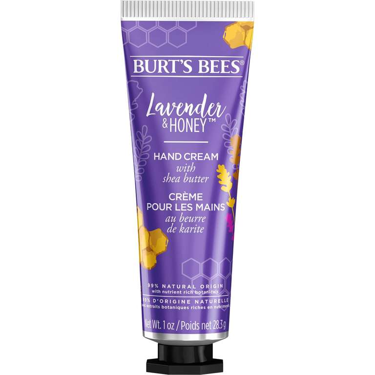 Burt’s Bees Hand Cream Moisturiser for Very Dry Hands Lavender & Honey ...