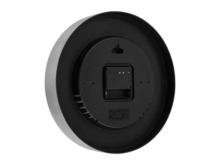 Livarno Home White Radio-Controlled Wall Clock £7.99 at Lidl | hotukdeals