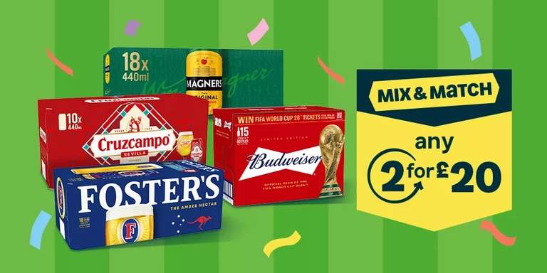 £5 off £15 spend when Scotland and England are playing in the World Cup ...