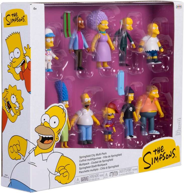 Jakks Pacific 275174 The Simpsons 2.5 Inch Figure Springfield City ...