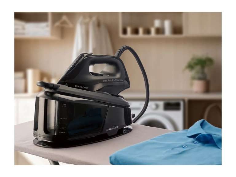 Silvercrest Steam Generator Iron 130g/min 2400W for £39.99 at Lidl ...