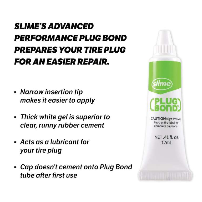 Slime 20500 Tyre Repair Reamer Plug Kit, Medium Heavy Duty Strings, T ...