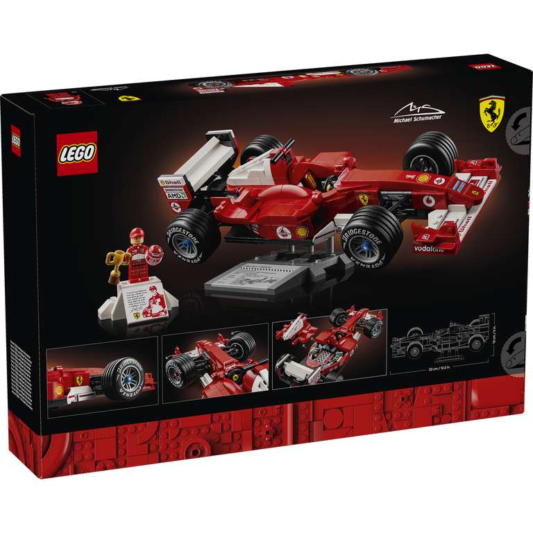 LEGO ICONS F1: Ferrari F2004 & Michael Schumacher (11375) - 59.99 at ...