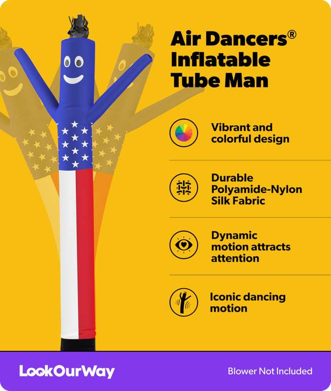 LookOurWay Air Dancers Inflatable Tube Man Attachment, 10-Feet | Hotukdeals