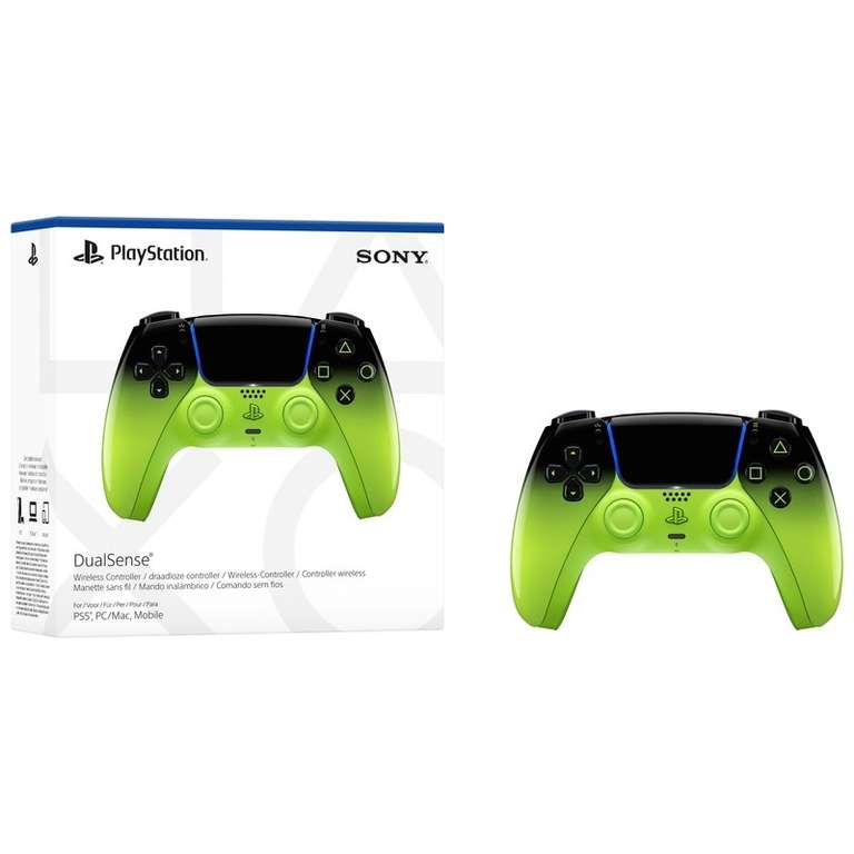 PS5 DualSense Wireless Controller Hyperpop Techno Red / Rhythm Blue at ...