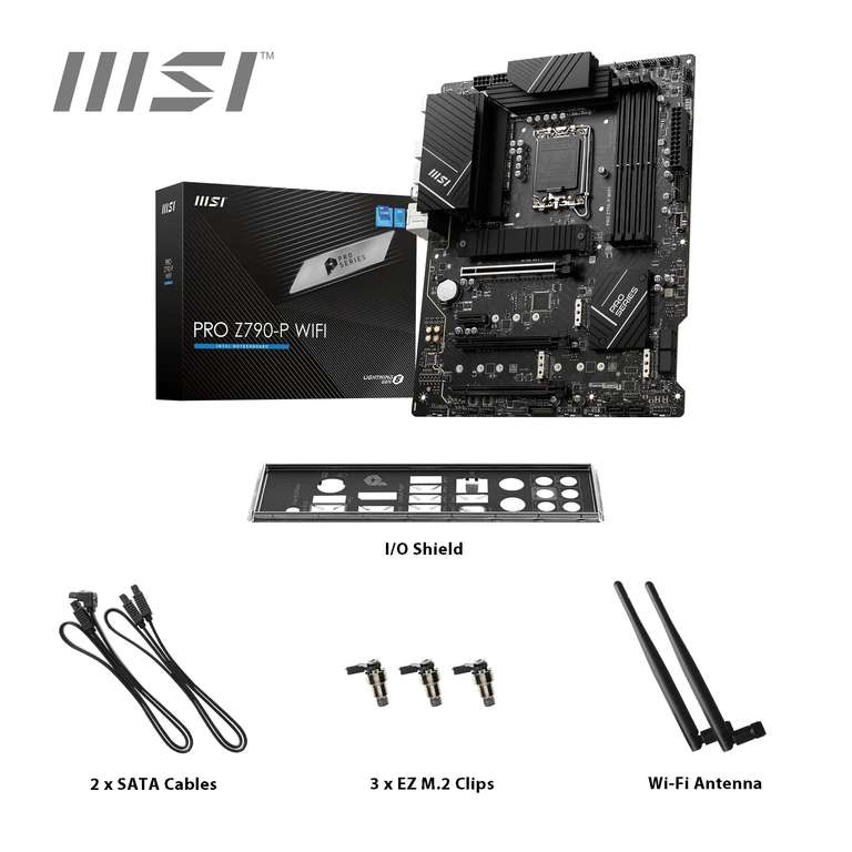 MSI PRO Z790-P WIFI MB ATX: 14/13/12th Gen CPU Support at Amazon - £145 ...
